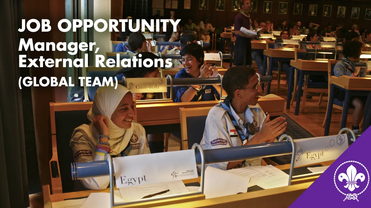 Job opportunity, Manager - External Relations (Global Team) | WOSM